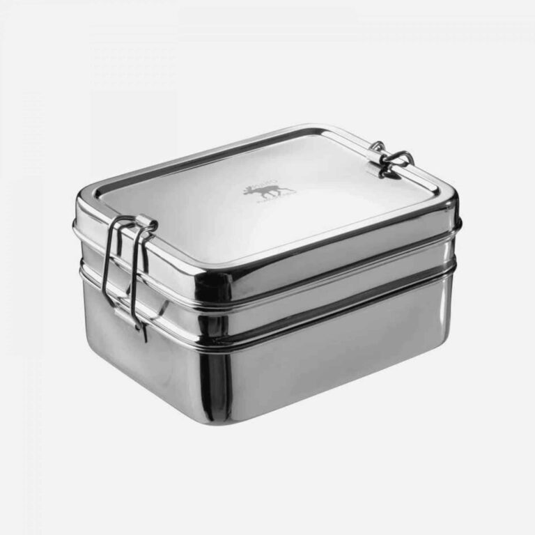 Bæredygtig madkasse i rustfrit stål fra danske Pulito | Natural Living